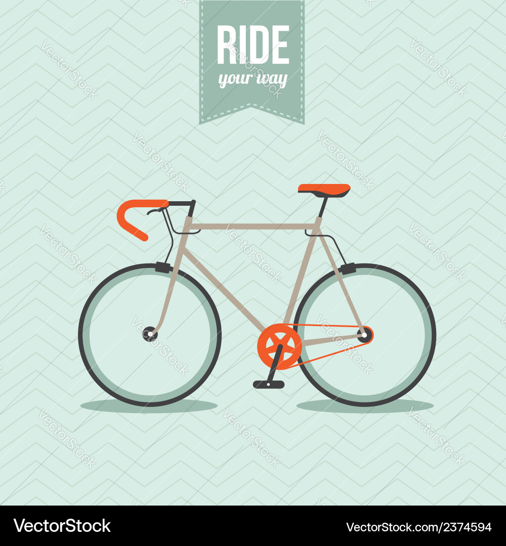 Bicycle Royalty Free Vector Image - VectorStock