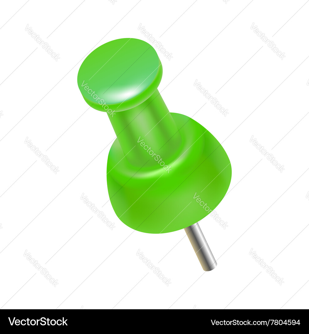 Green Pushpin