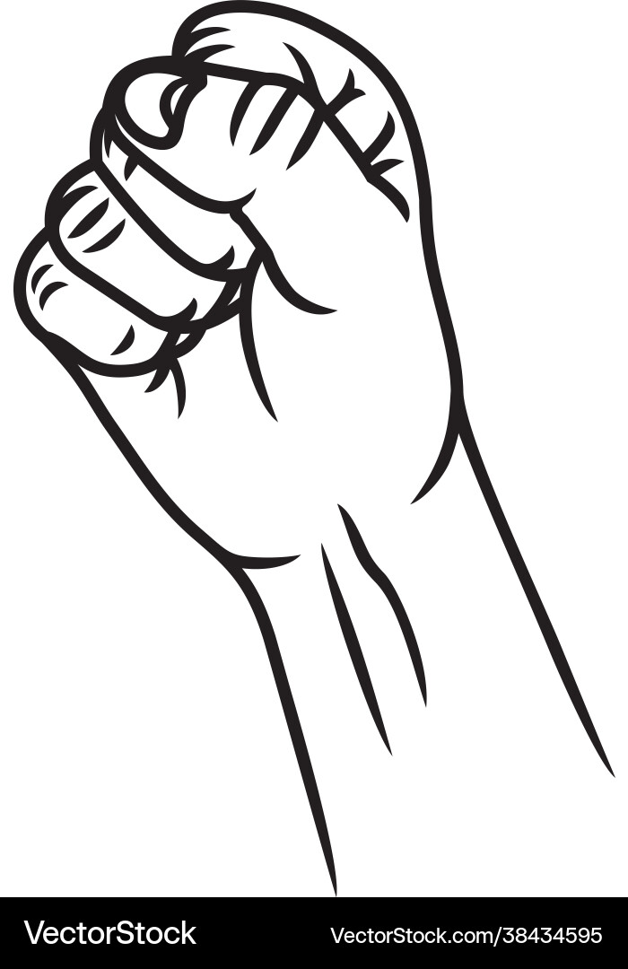Fist revolution Royalty Free Vector Image - VectorStock