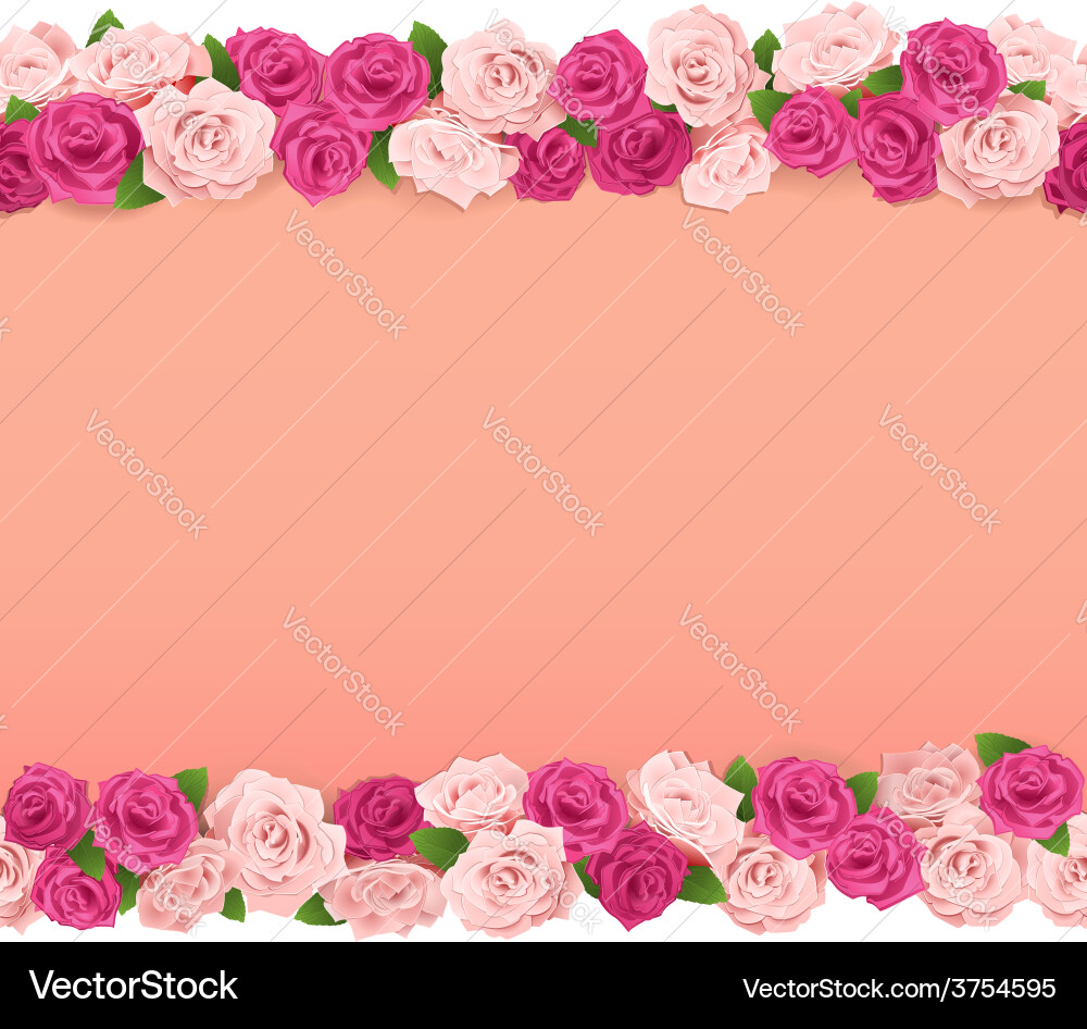Flower frame Royalty Free Vector Image - VectorStock