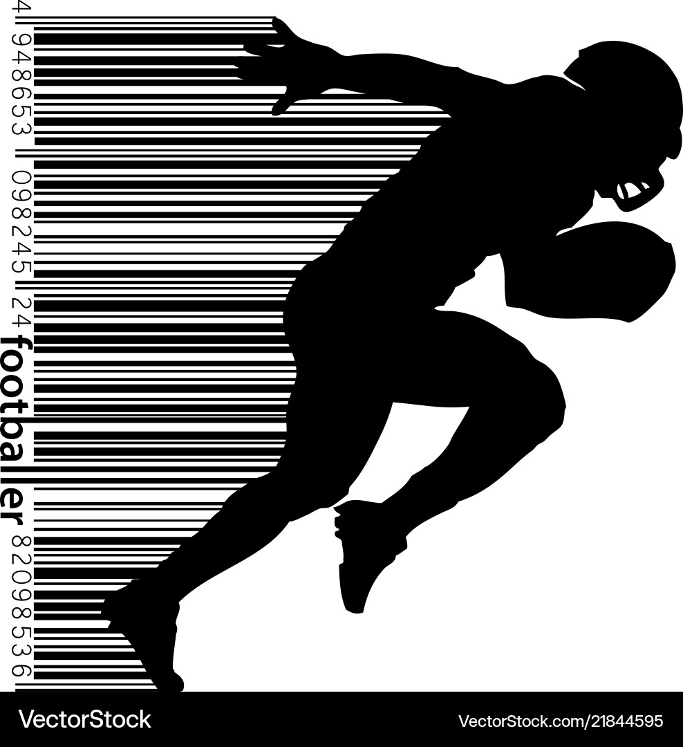 Football Player Silhouette Clipart