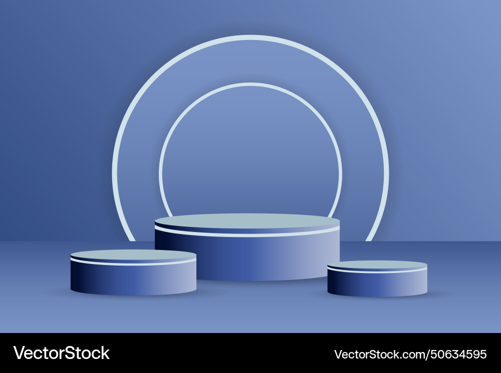 Simple podium background Royalty Free Vector Image