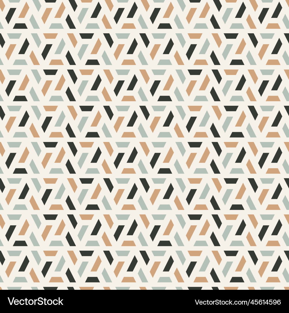Aesthetic seamless pattern in boho style abstract Vector Image