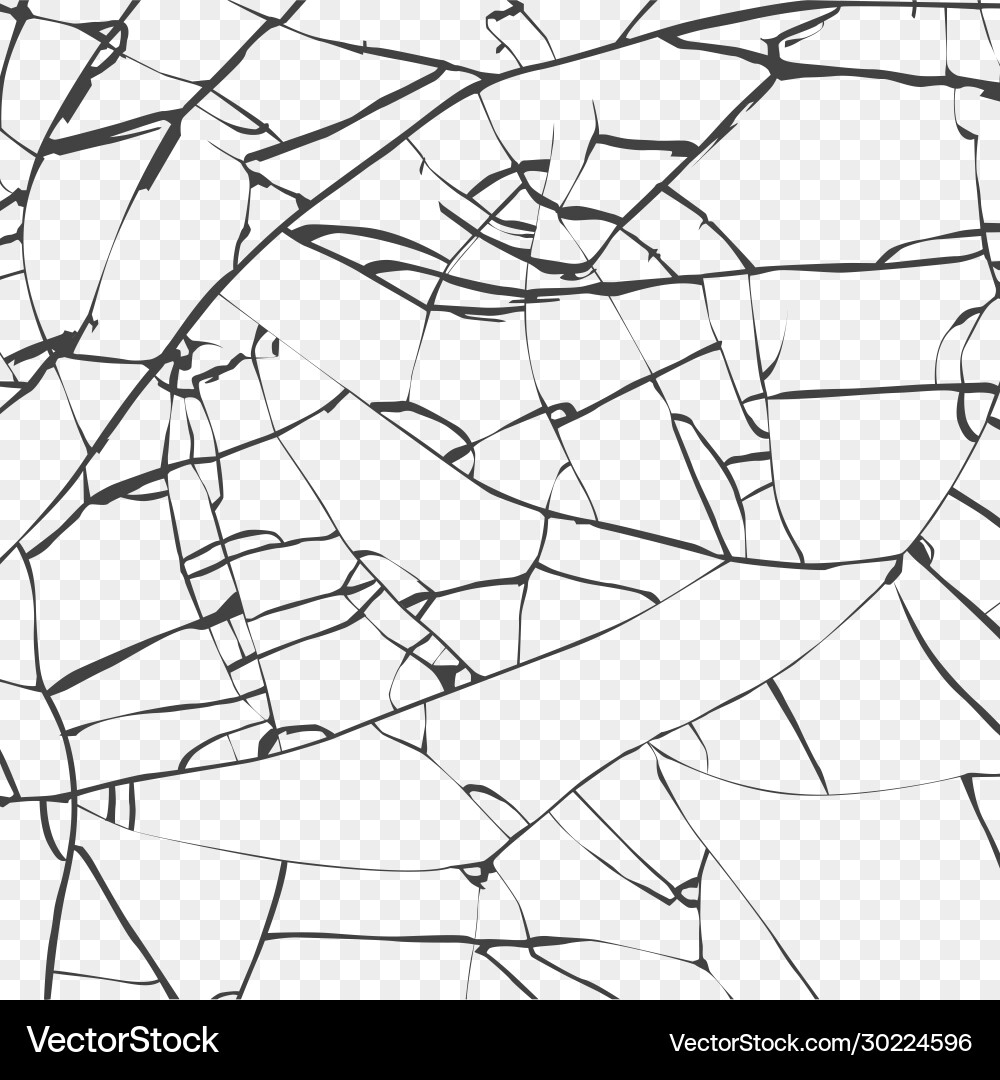 Shattered Glass Texture Royalty Free Vector Image