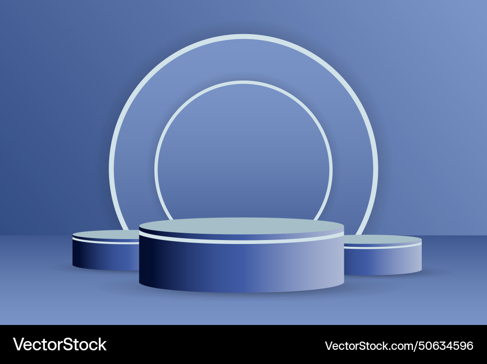 Simple podium background Royalty Free Vector Image