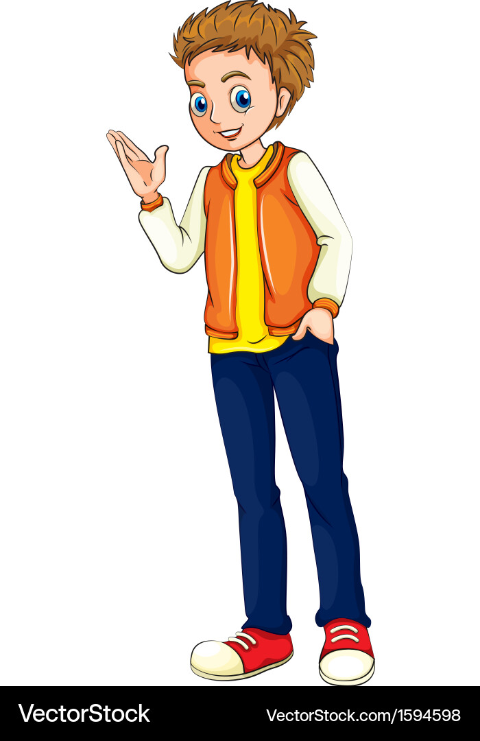 A tall grown-up Royalty Free Vector Image - VectorStock