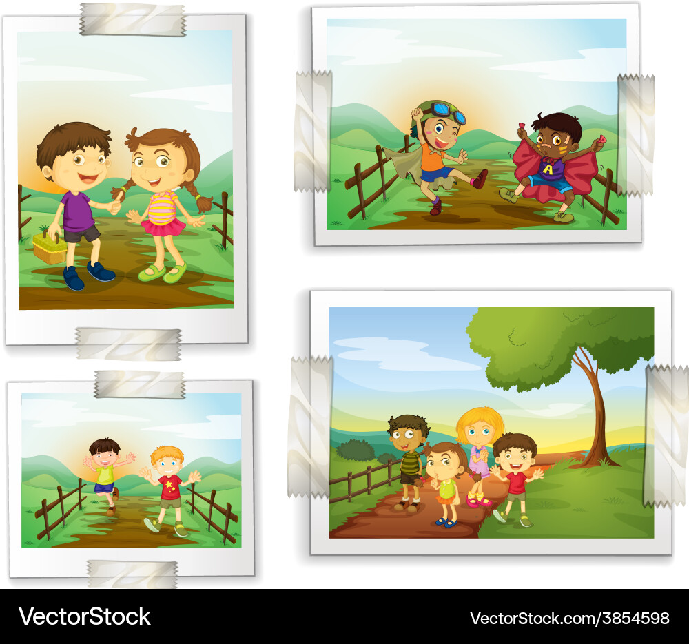 Children Royalty Free Vector Image - VectorStock