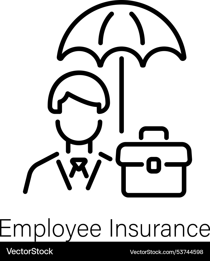 Employee insurance Royalty Free Vector Image - VectorStock