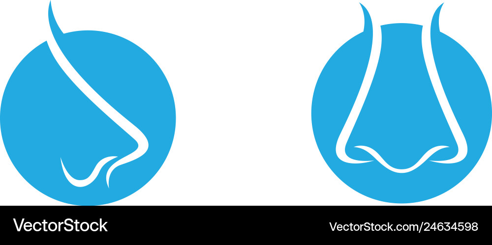 Nose symbol Royalty Free Vector Image - VectorStock