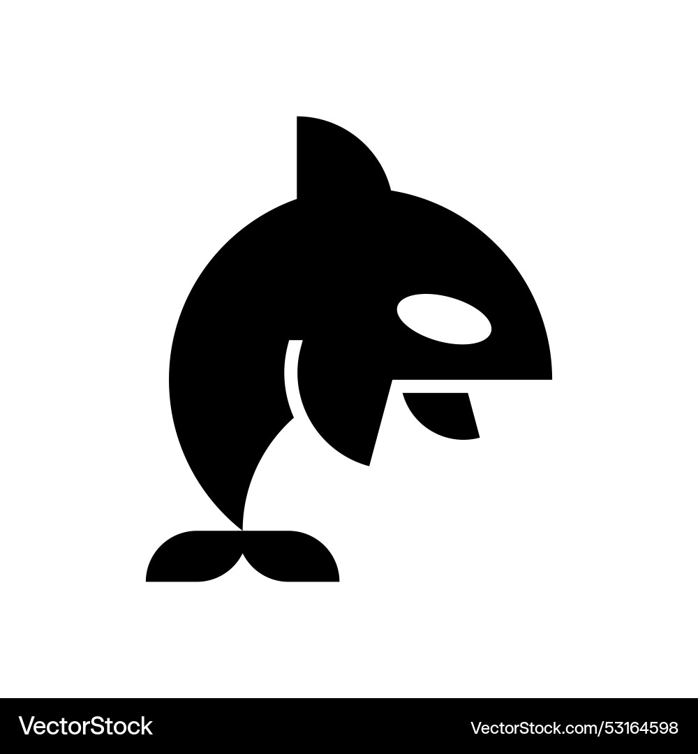 Orca logo Royalty Free Vector Image - VectorStock