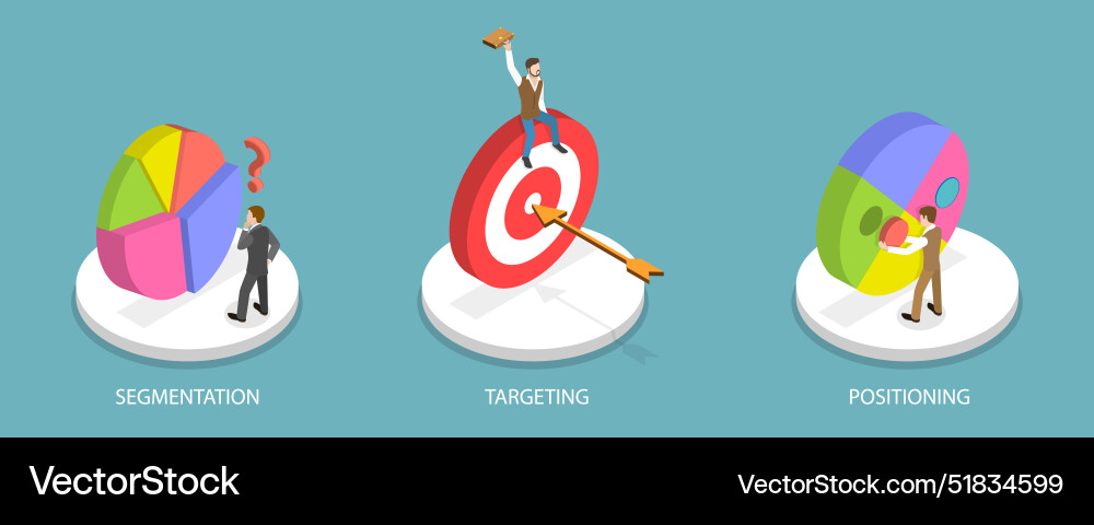 3d isometric flat of stp Royalty Free Vector Image