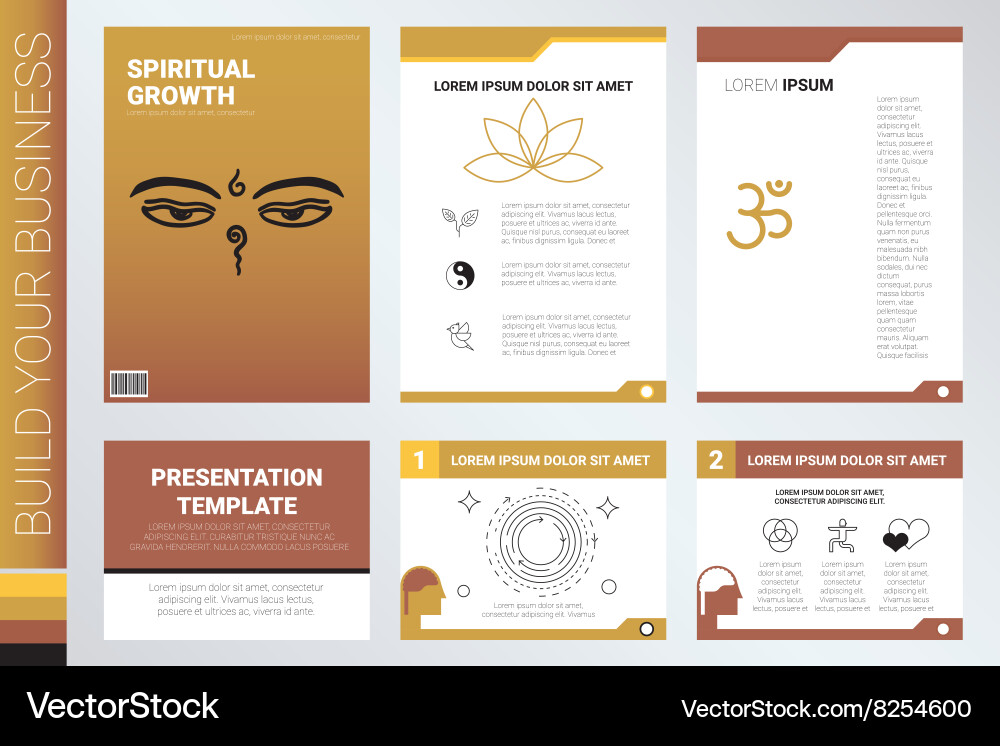 Book cover and presentation template Royalty Free Vector