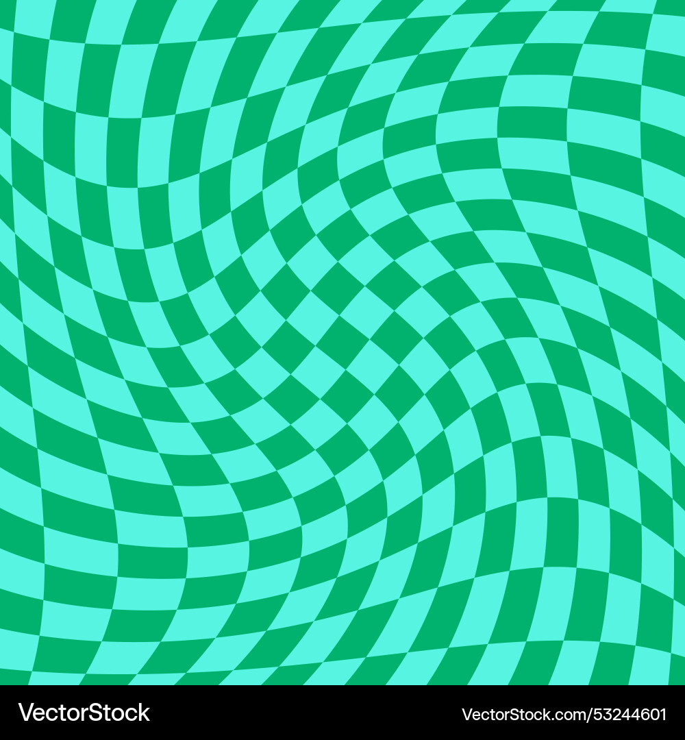 Abstract green and aqua geometric pattern Vector Image
