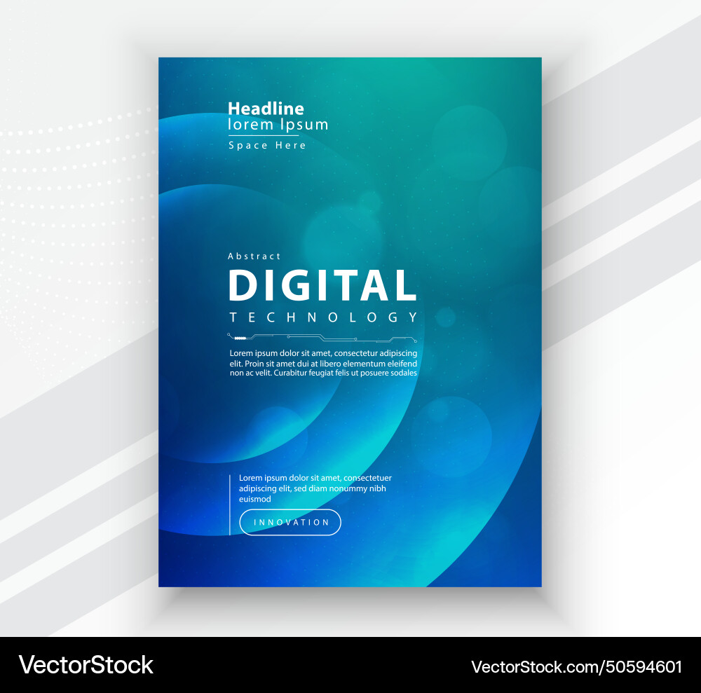 Poster brochure cover banner presentation layout Vector Image