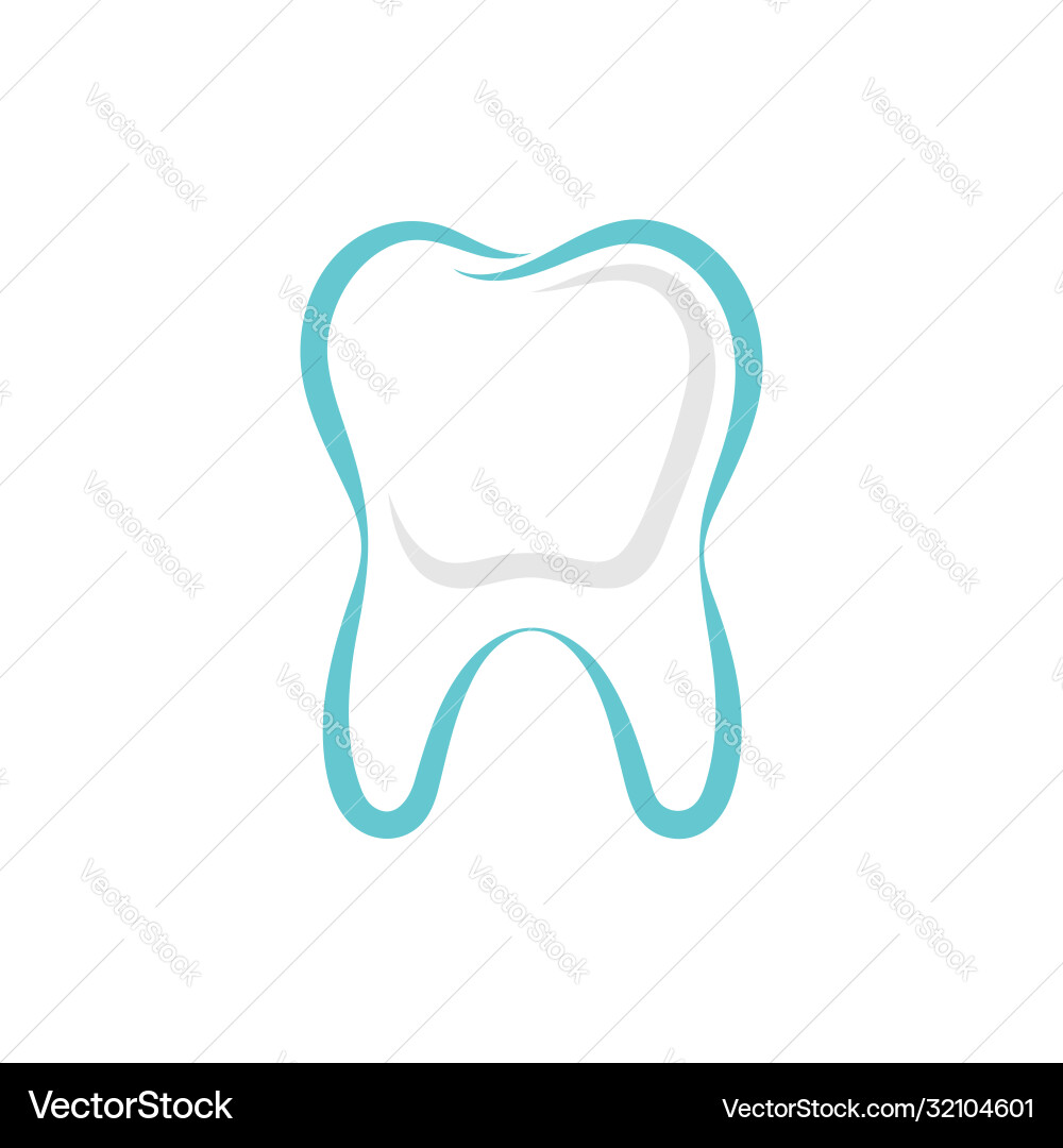 Tooth sign Royalty Free Vector Image - VectorStock