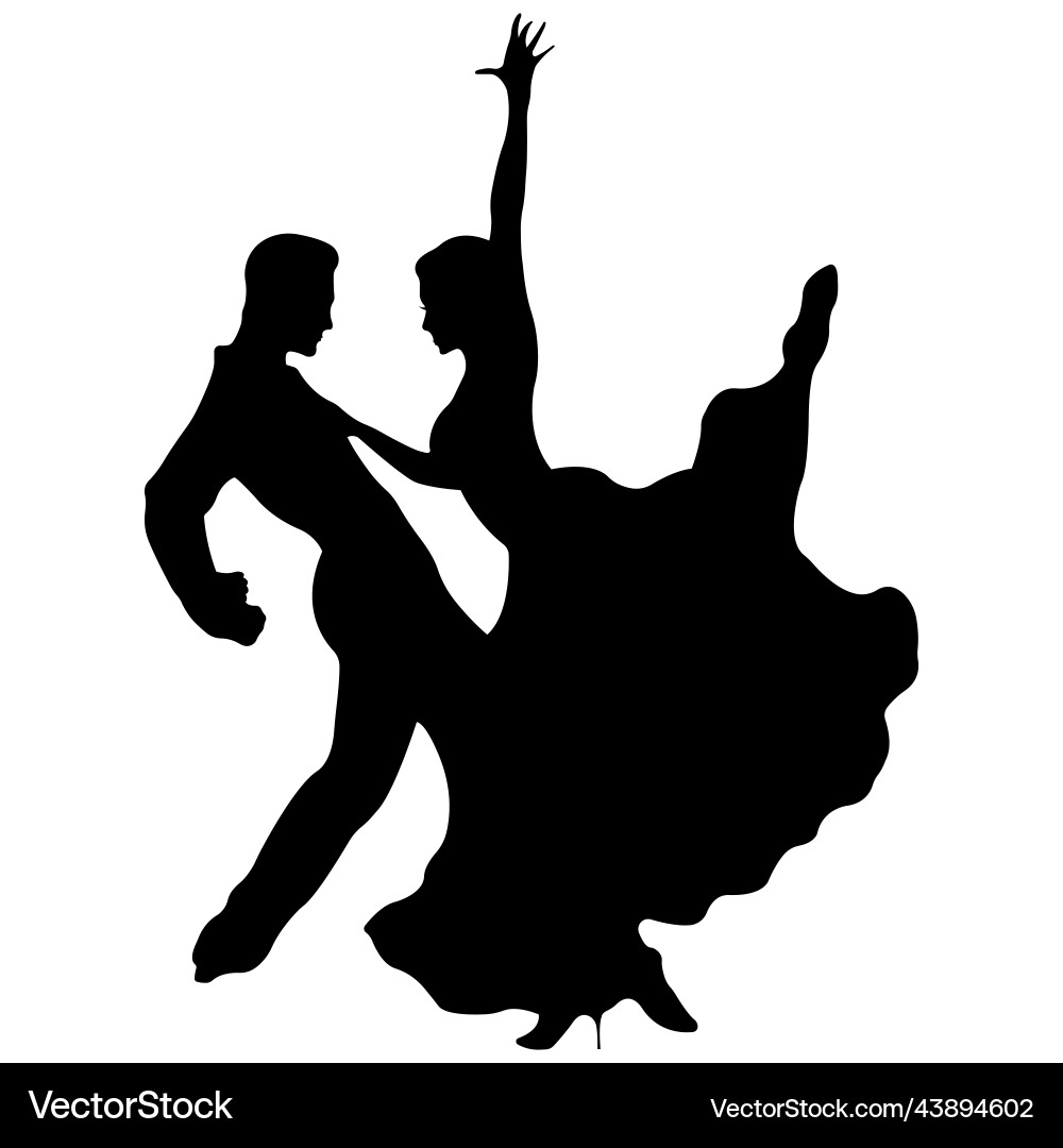 Ballroom dancing 2 Royalty Free Vector Image - VectorStock