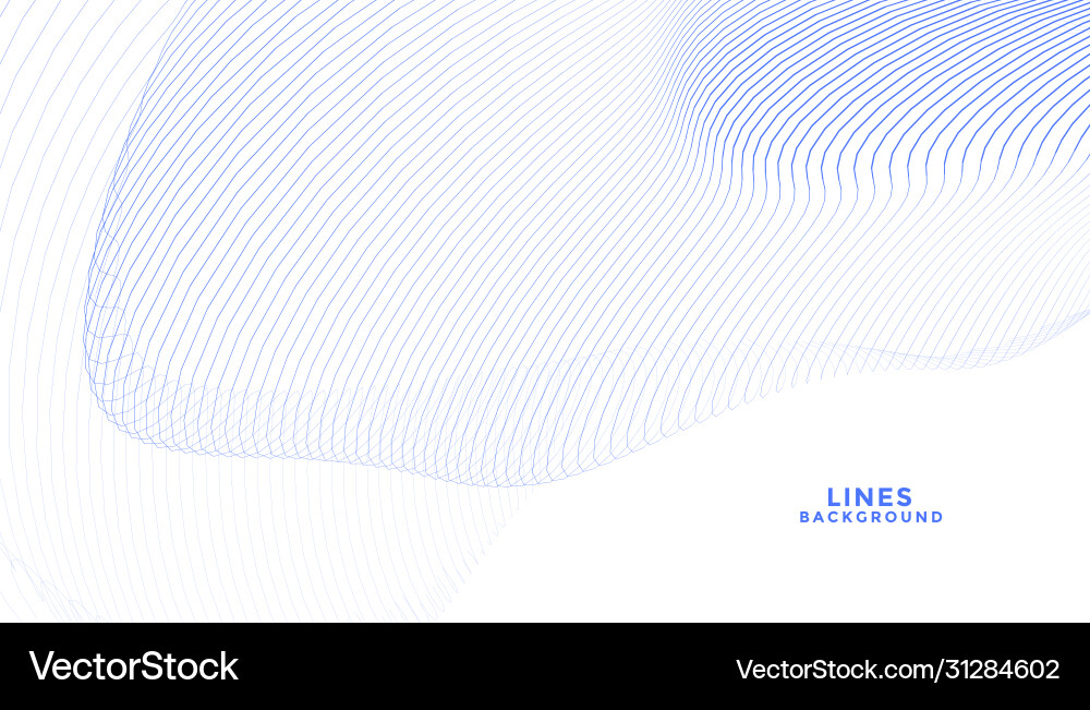 Blue Thin Lines Background Royalty Free Vector Image