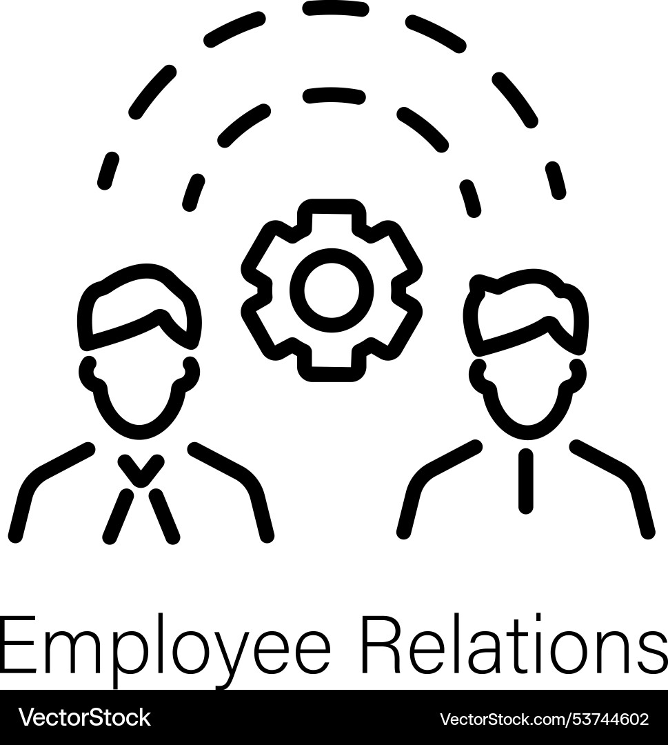 Employee relation Royalty Free Vector Image - VectorStock