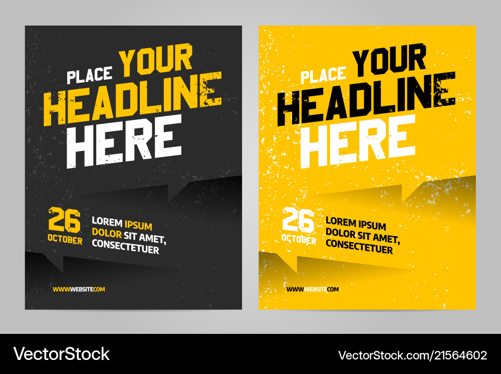 Layout design template for sport event Royalty Free Vector