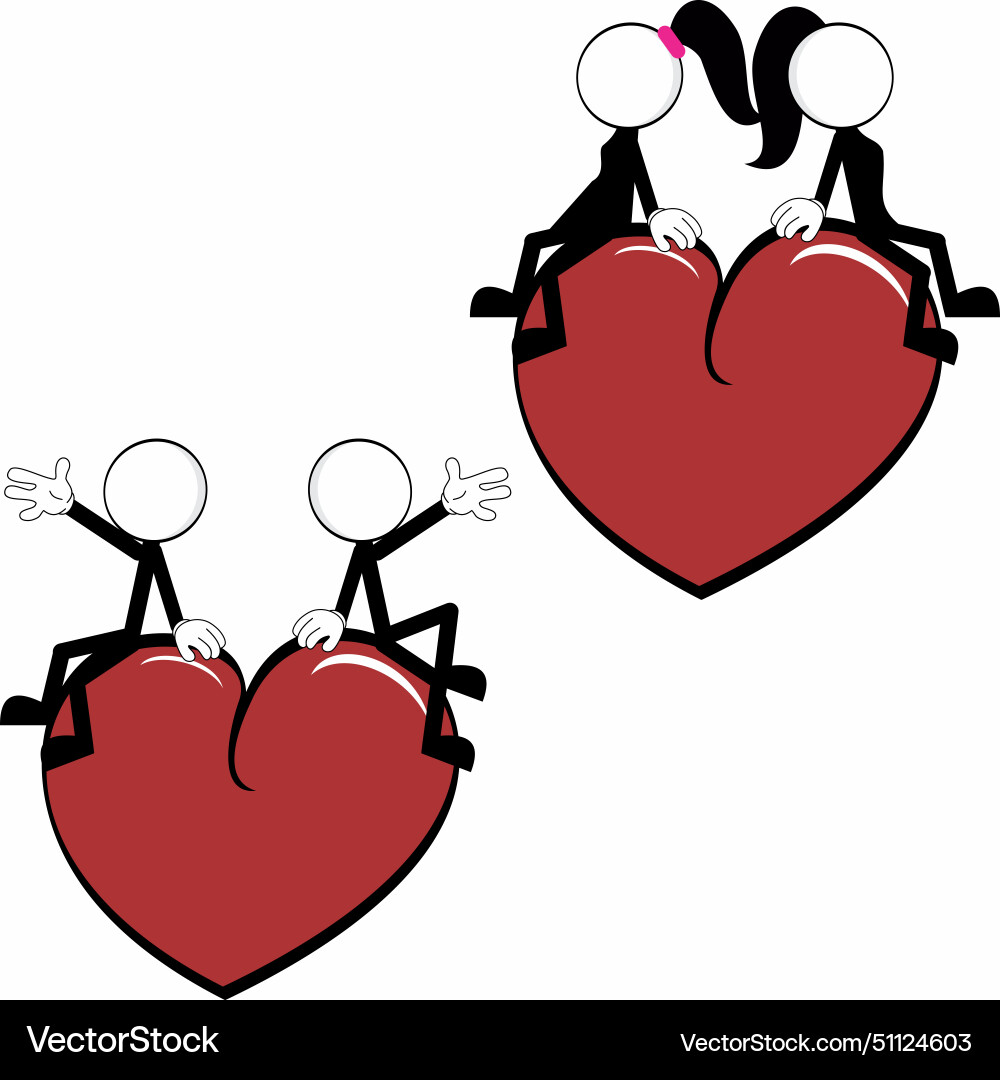 Love pictograms valentine set pack collection Vector Image