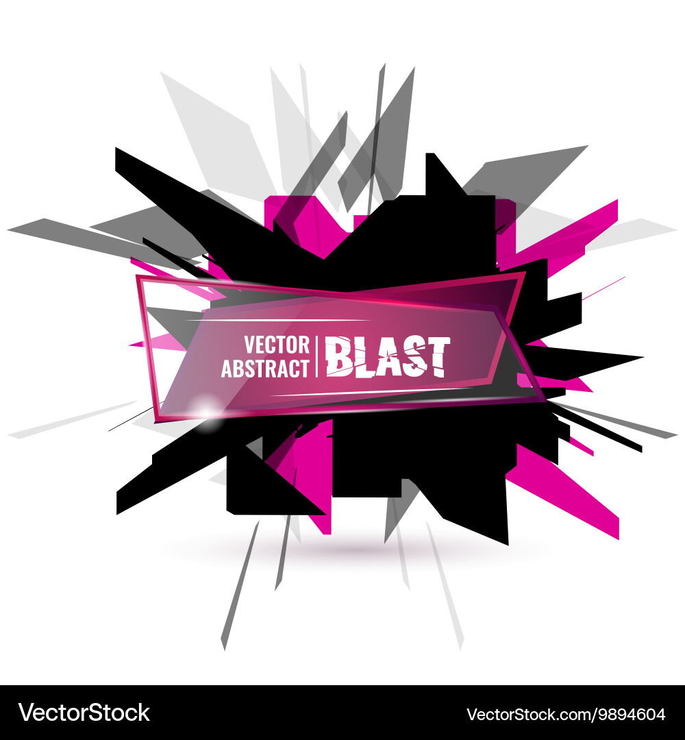An abstract explosion Royalty Free Vector Image