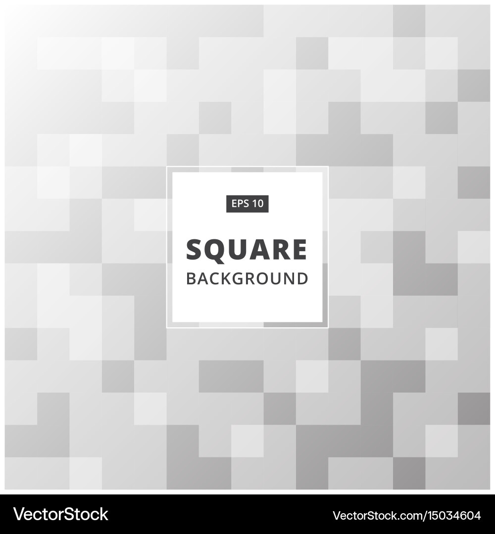 Black and white abstract square pattern Royalty Free Vector
