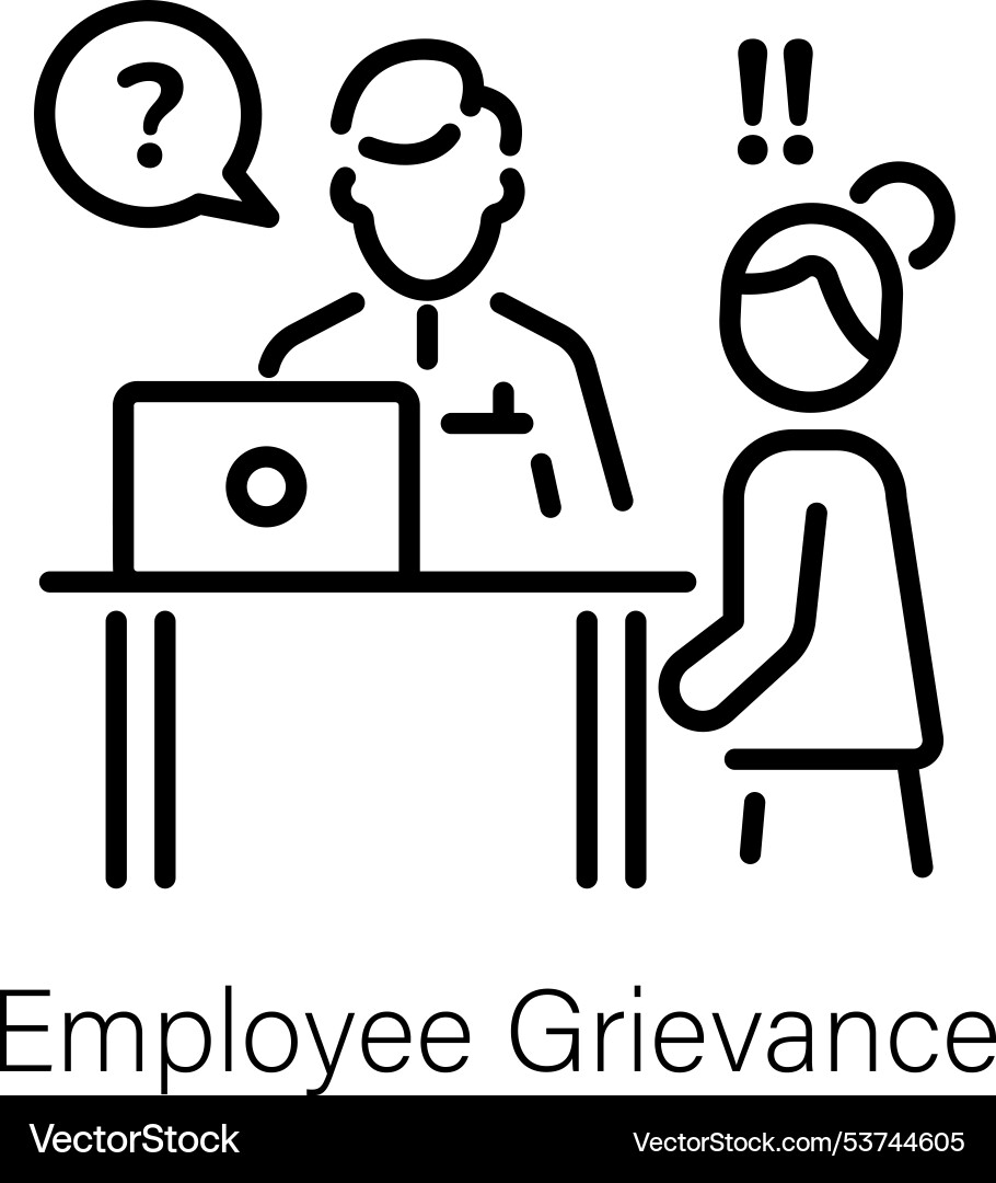 Employee grievance Royalty Free Vector Image - VectorStock