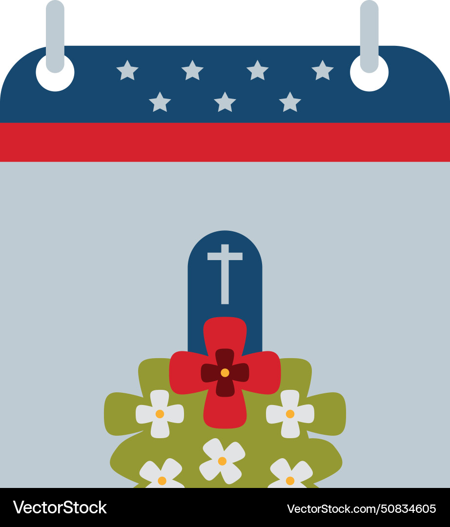 Memorial day event Royalty Free Vector Image - VectorStock