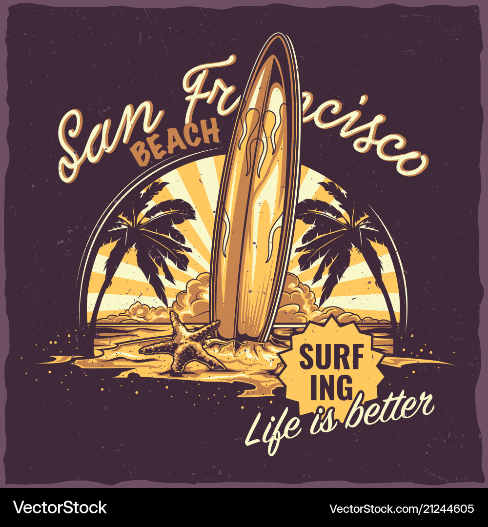 T-shirt label design Royalty Free Vector Image