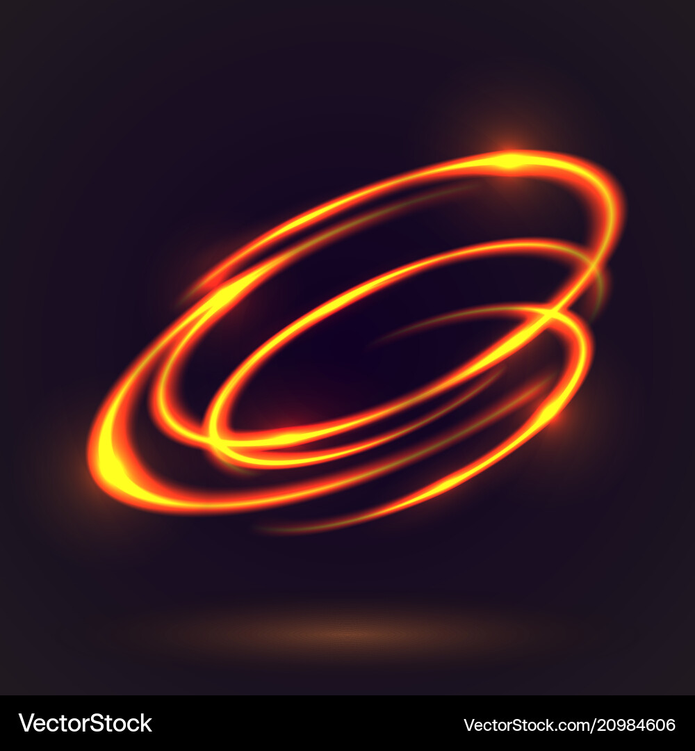 Circular Light Flare Royalty Free Vector Image