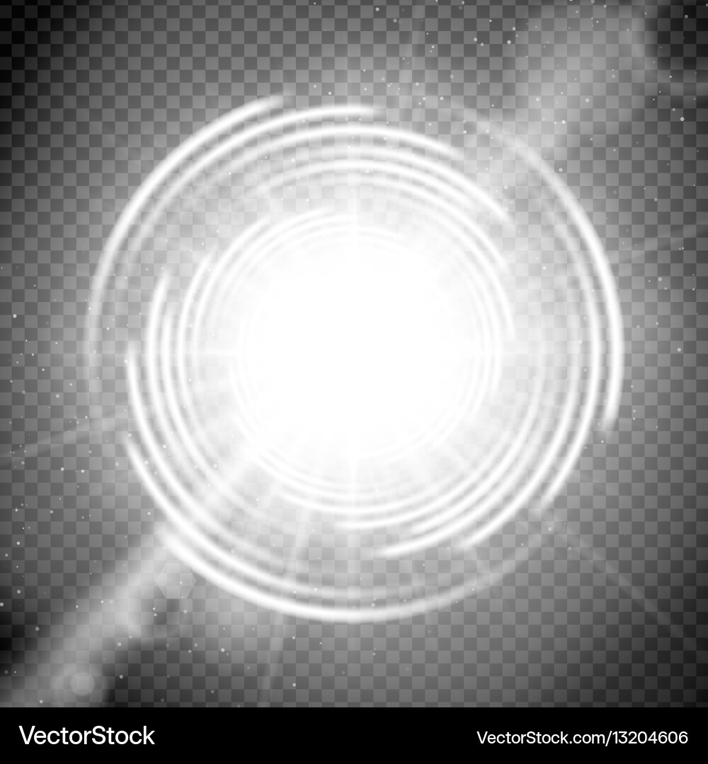 Cosmic light effect with trasparency Royalty Free Vector