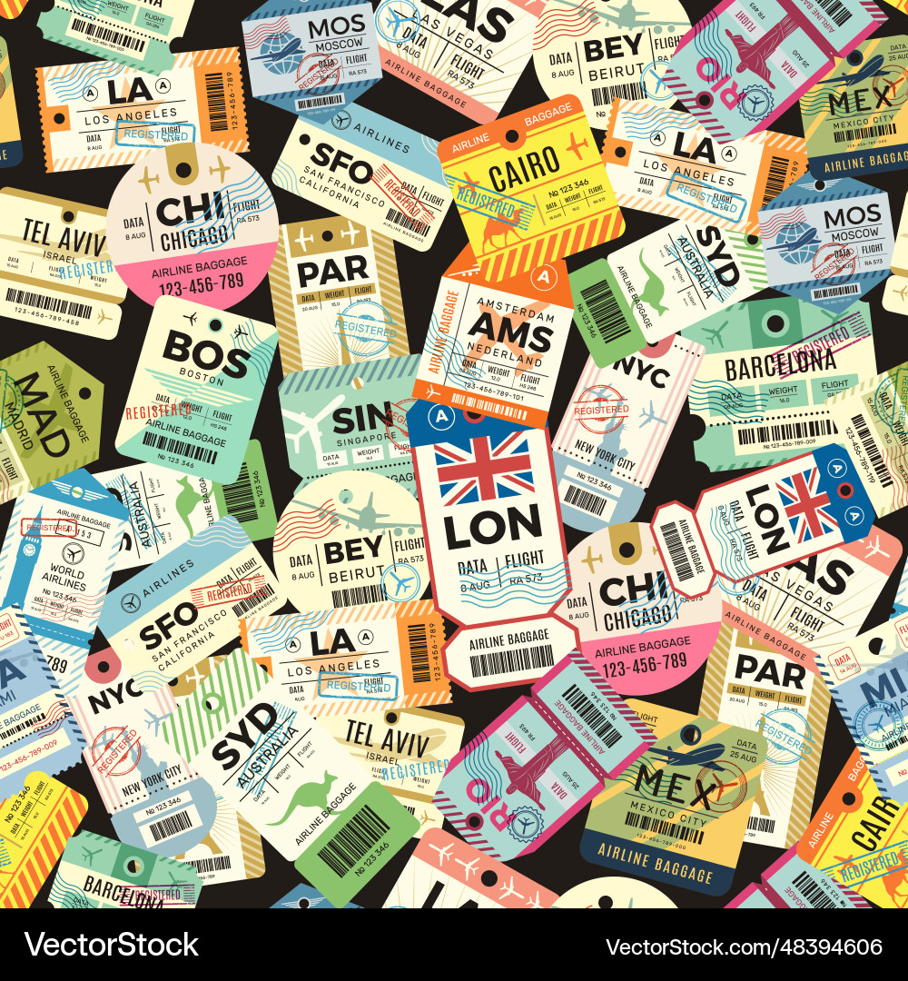 Paper Airplane Seamless Vector Images (over 1,900)