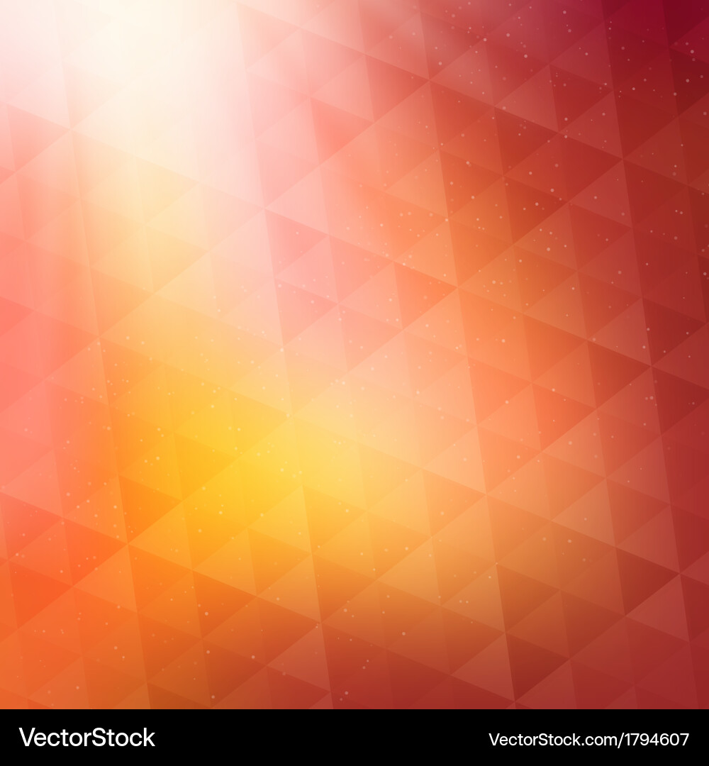 Colorful geometric background with triangles Vector Image