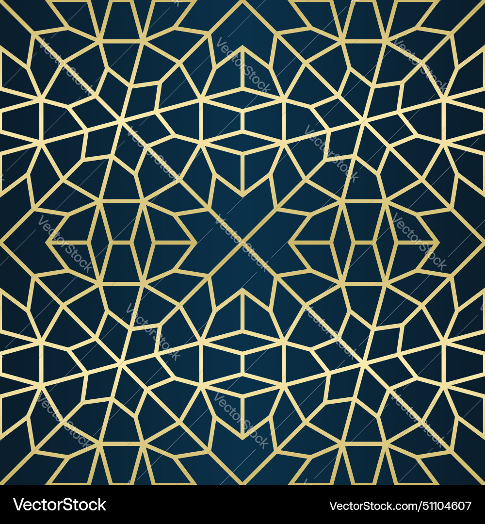 Islamic background with traditional style arabic Vector Image