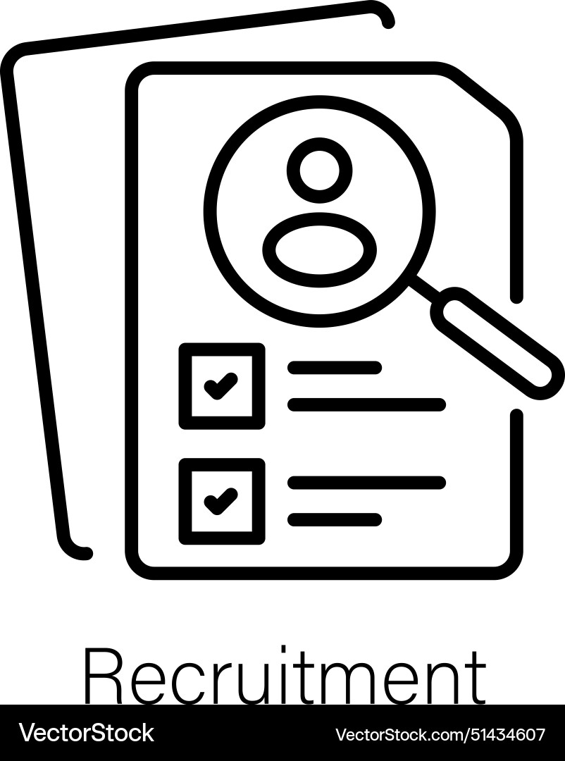 Recruitment Royalty Free Vector Image - VectorStock