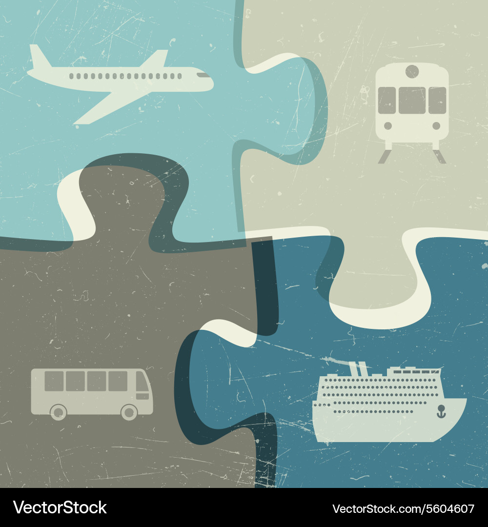 Transportation concept Royalty Free Vector Image