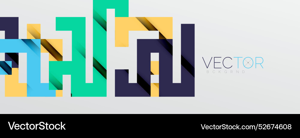 Color bend lines with shadow texture effect Vector Image