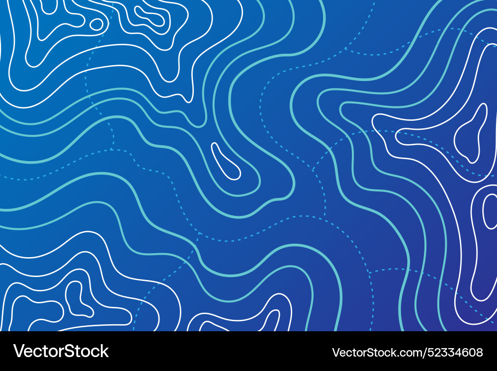 Topographic map background concept Royalty Free Vector Image