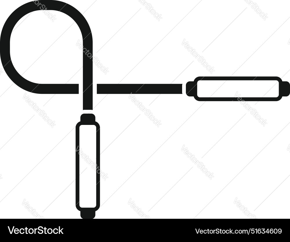 Audio cable jack connecting making music sound Vector Image