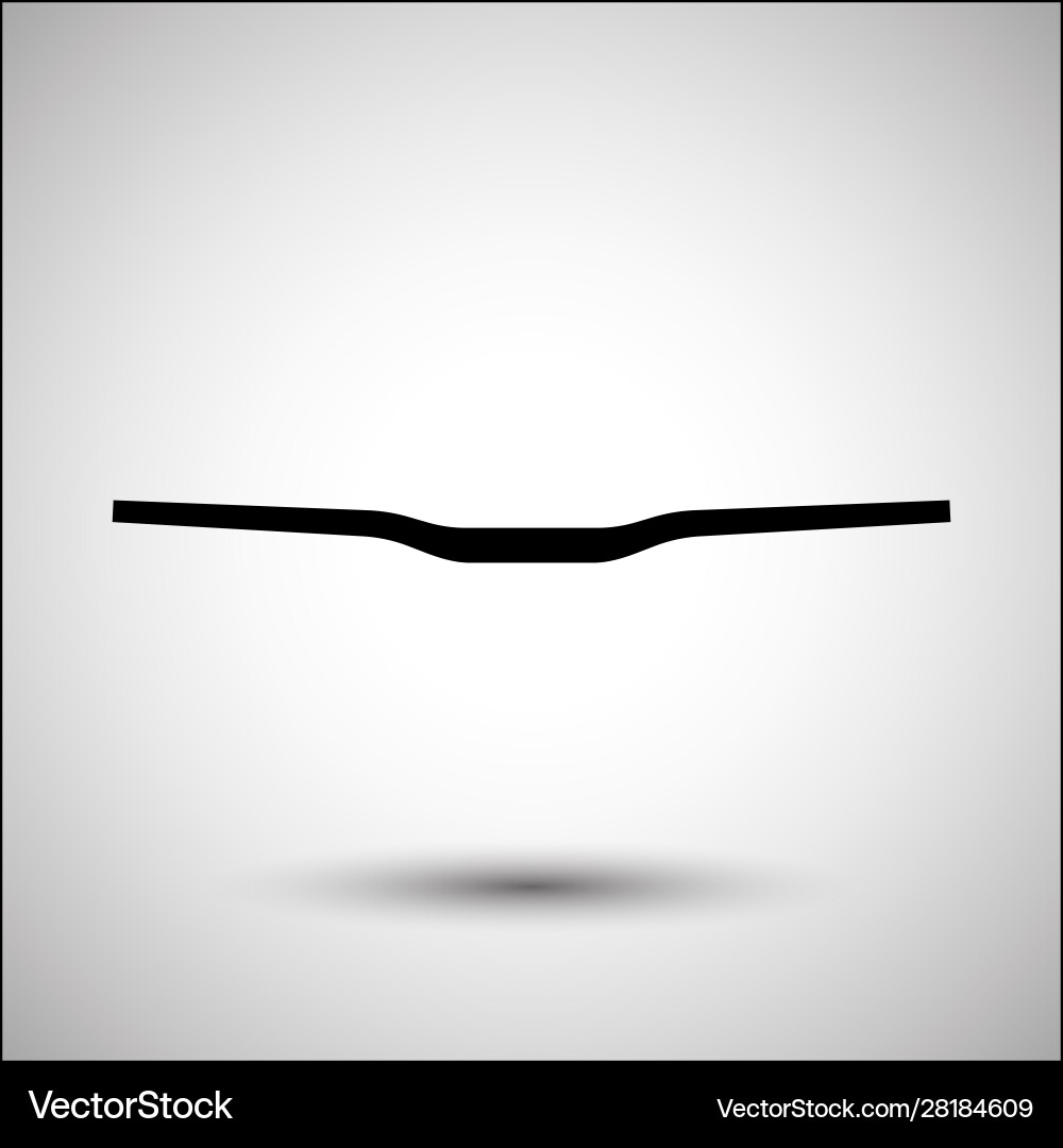 Bicycle handlebars accessories Royalty Free Vector Image