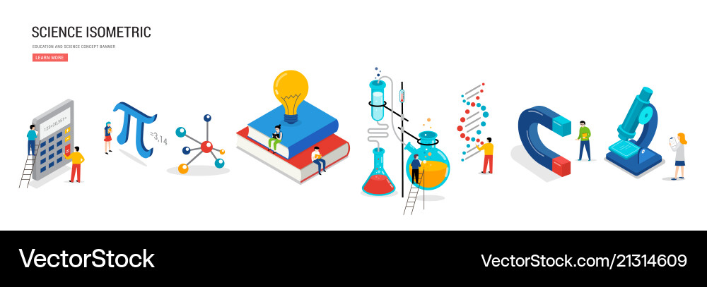 Science lab and school class education Royalty Free Vector