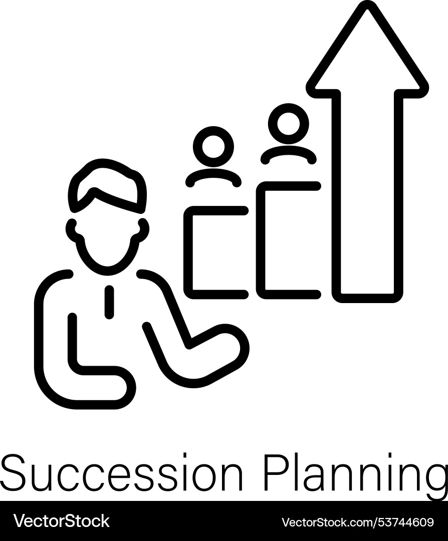 Succession planning Royalty Free Vector Image - VectorStock