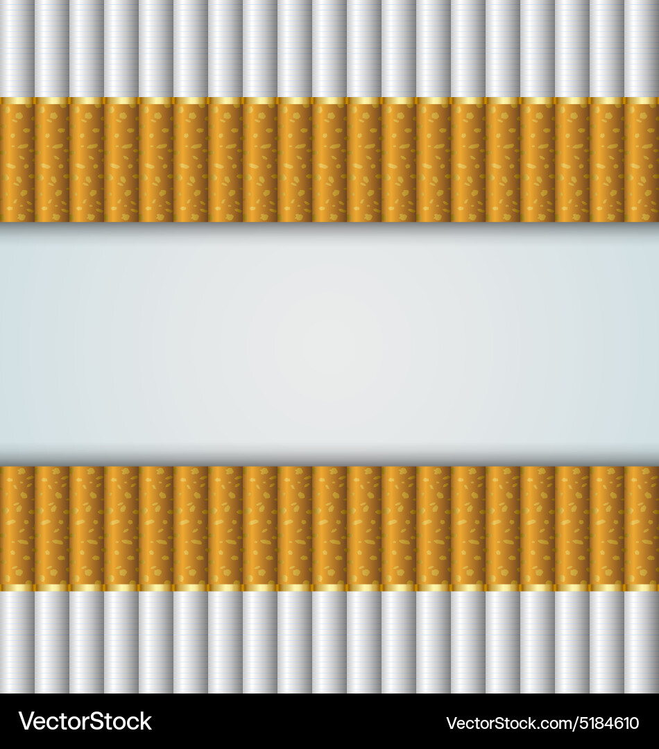 Cigarette background Royalty Free Vector Image