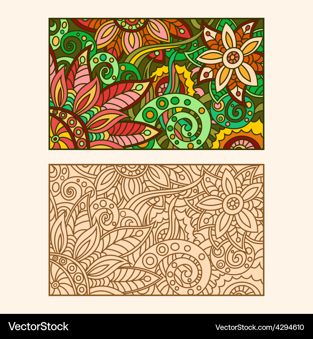 Ethnic Pattern Collection Royalty Free Vector Image