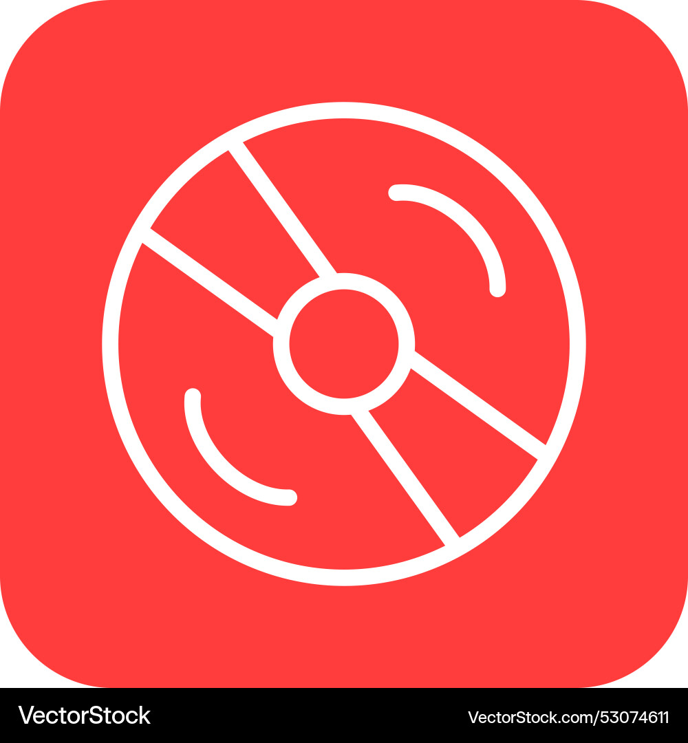 Compact disc icon design Royalty Free Vector Image