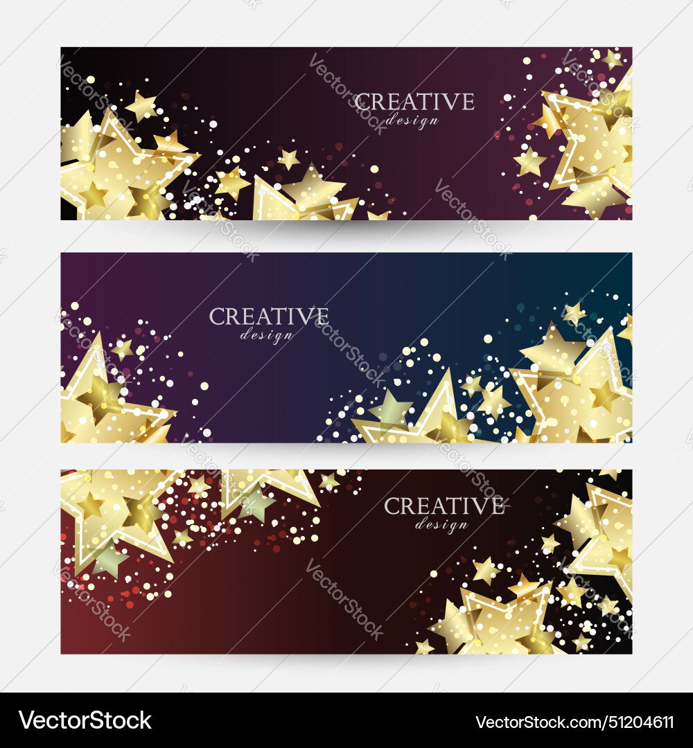 Gift vouchers template collection decorative Vector Image