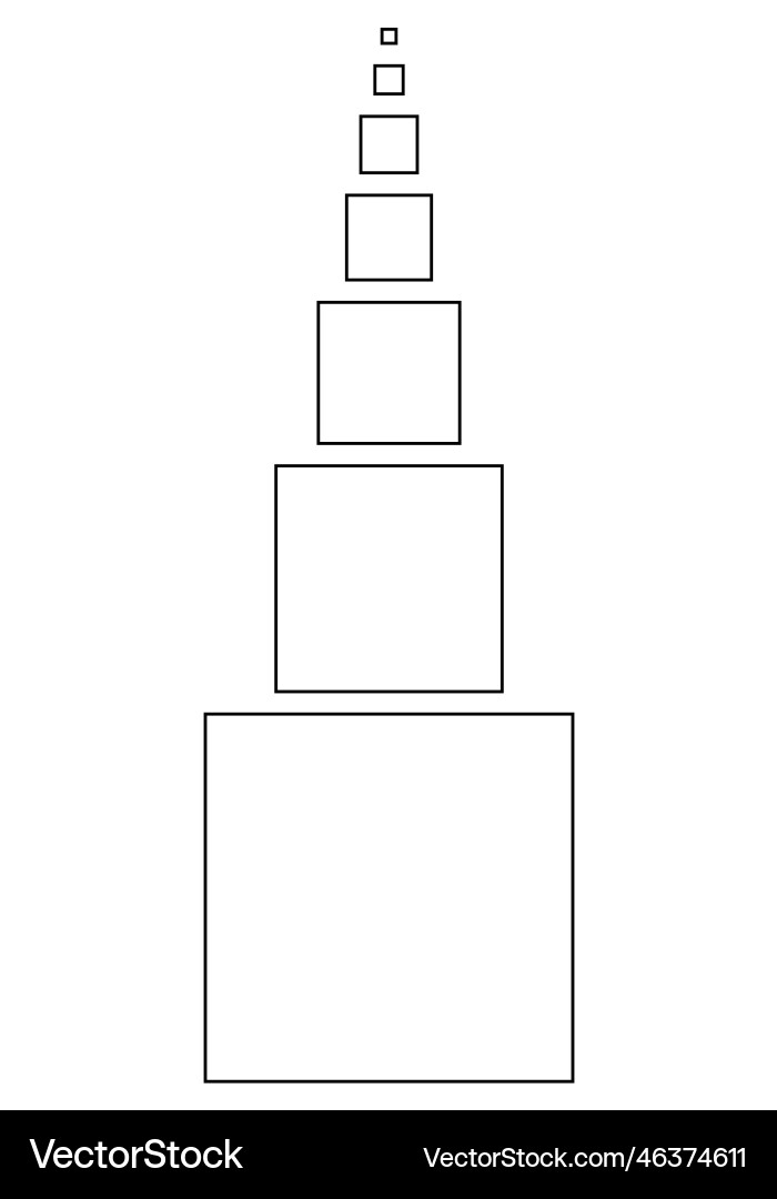Golden ratio geometric concept divine proportion Vector Image