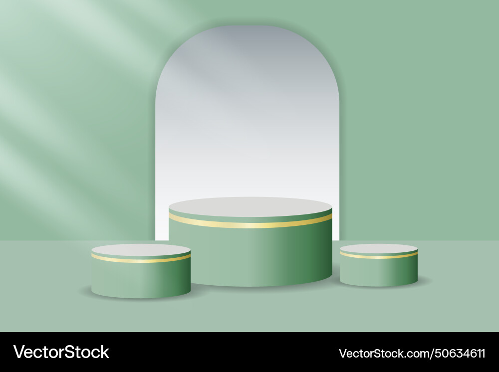 Simple podium background Royalty Free Vector Image