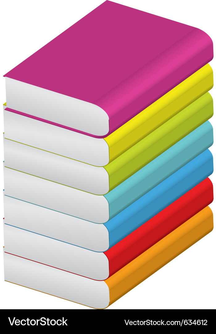 Books Royalty Free Vector Image - VectorStock