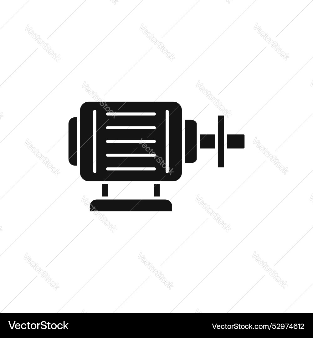 Car alternator icon symbol on white background Vector Image